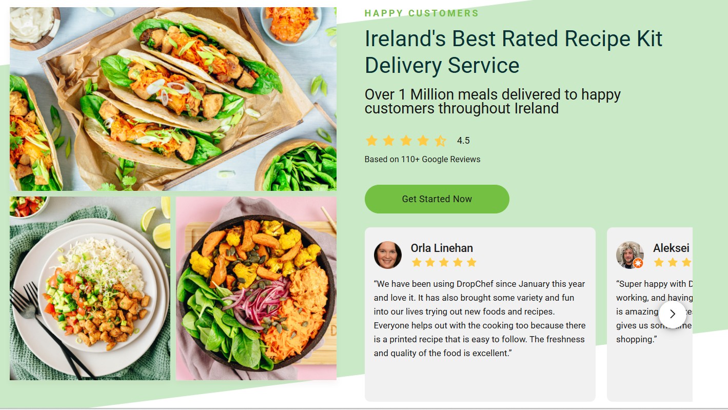 DropChef Recipe Box - Fresh Food Delivery in Dublin & Ireland. - My ...